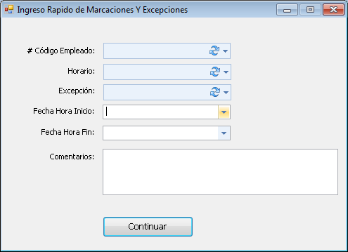 Marcaciones - Brilo ERP Docs